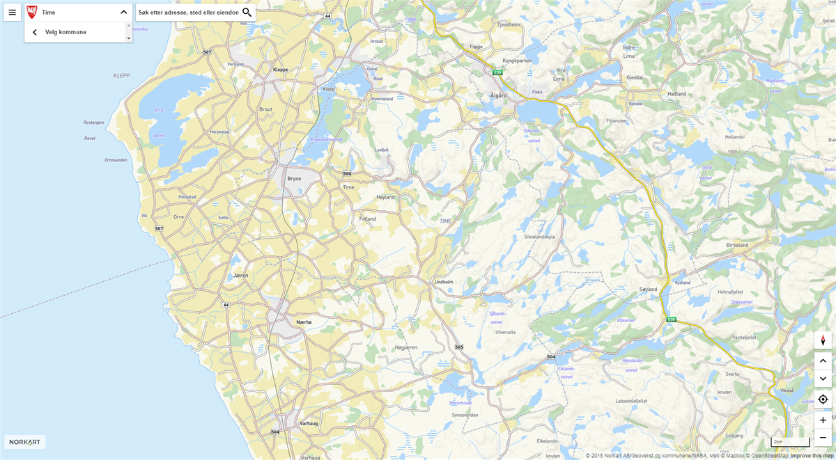 Situasjonskart - Hovedportal